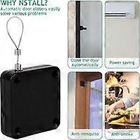 No-Puncture Automatic Door Closer, 2 Pcs Sensor Door Closer with ...