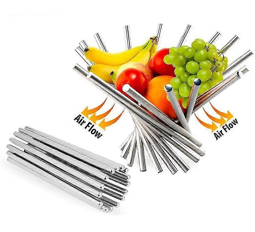 Fruit Basket Stainless Steel, Fruit Bowl Design, Metal Frame, 38 X 26 ...