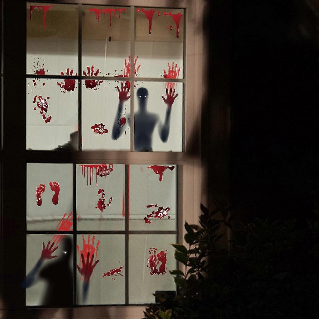 Halloween Window Decorations Zombie Posters - 3 Pcs Giant Bloody ...