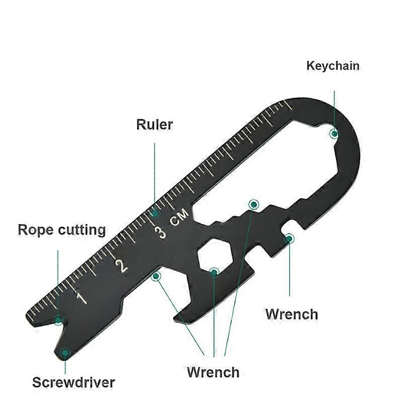 2PACK Portable Multitool, Stainless Steel 6 in-1 Multipurpose Tool ...