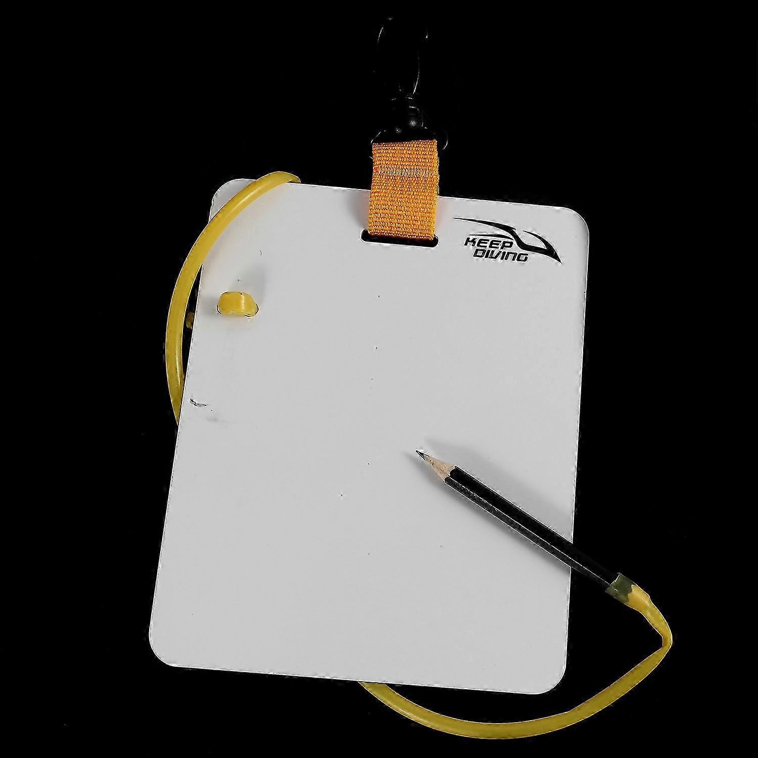 Underwater Writing Diving Wordpad Gear Board with Swivel Clip and ...