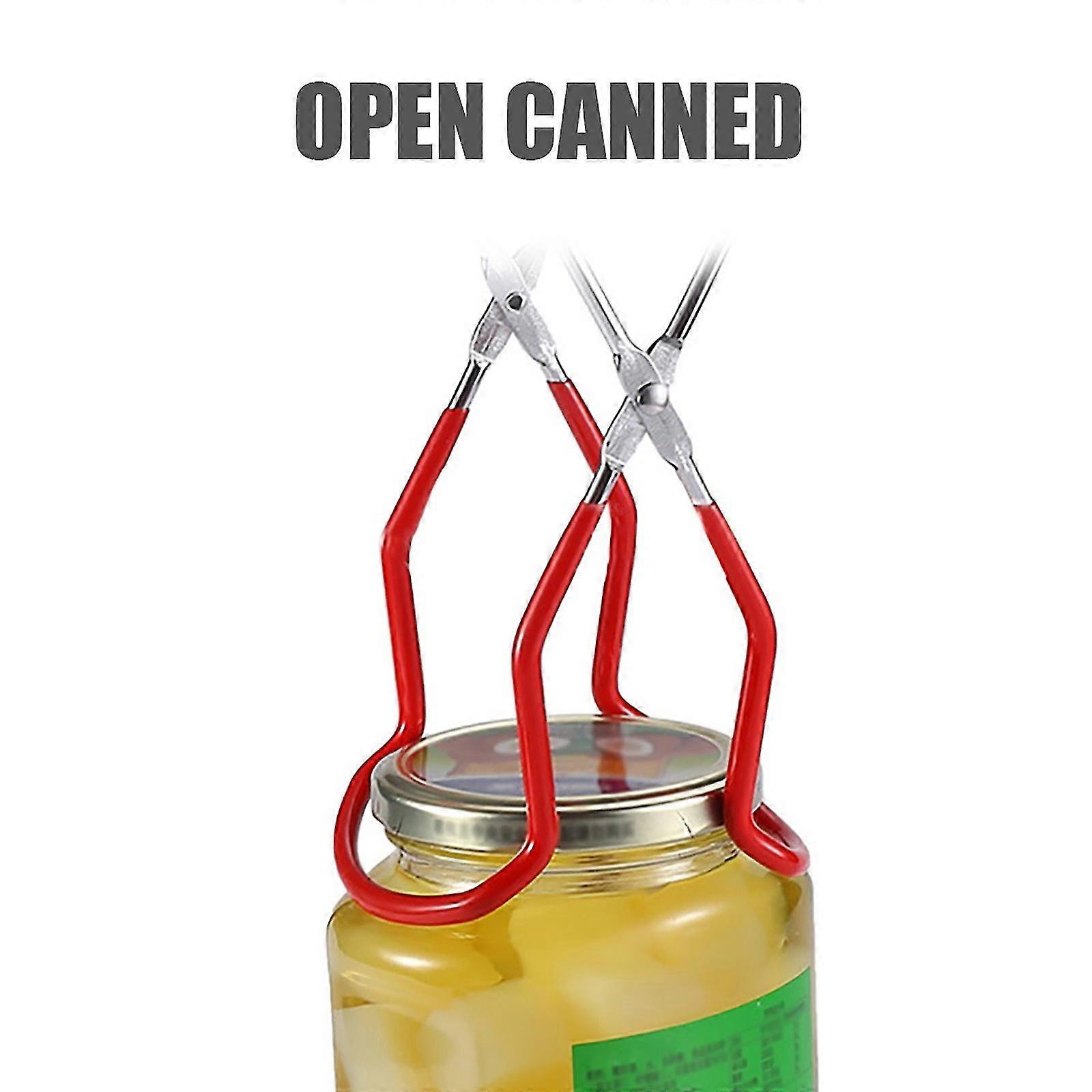 Canning Jar Lifter Tongs Stainless Steel Jar Lifter With Grip Handle ...