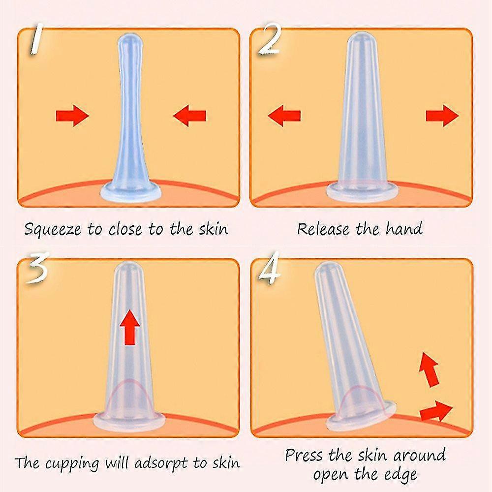 Cupping Set Silicone Cupping Therapy Sets 7pcs Anti-cellulite Cup ...