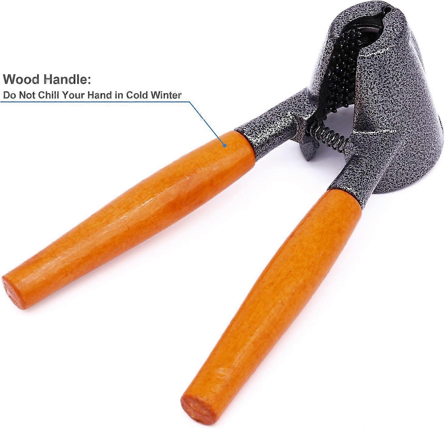 Anwenk Heavy Duty Nutcracker Pecan Walnut Plier Opener Tool with Wood ...
