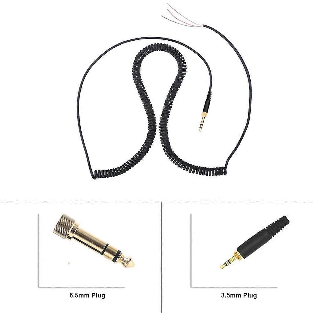 Headphone Adapter Replacement Spring Coil Cable for DT 770 770PRO 990 ...