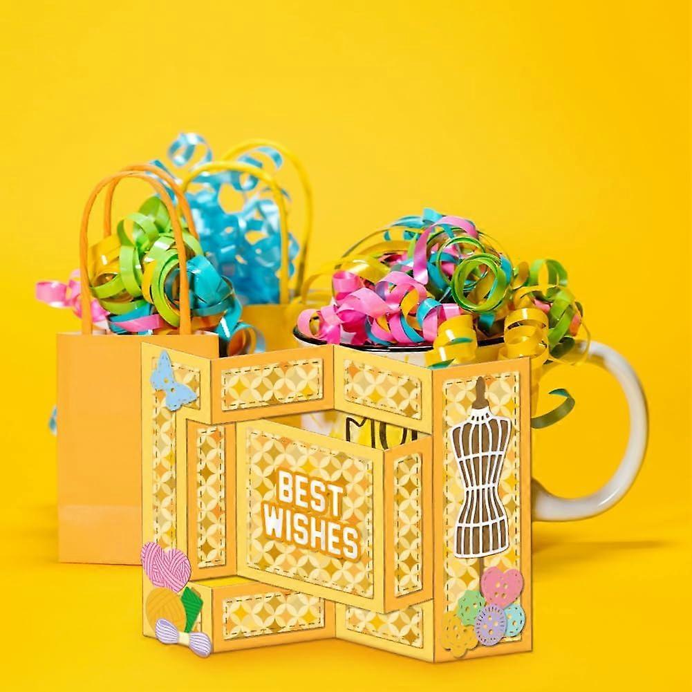 3D Greeting Card Cuts for Crafts Rectangl Card Frame Metal Cutting Dies ...