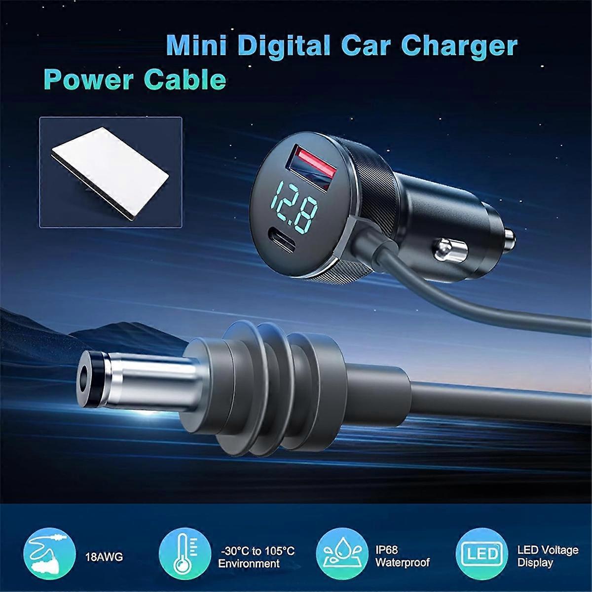 3-in-1 for Mini DC Power Cable 65W Fast Charger Type-C USB Socket ...