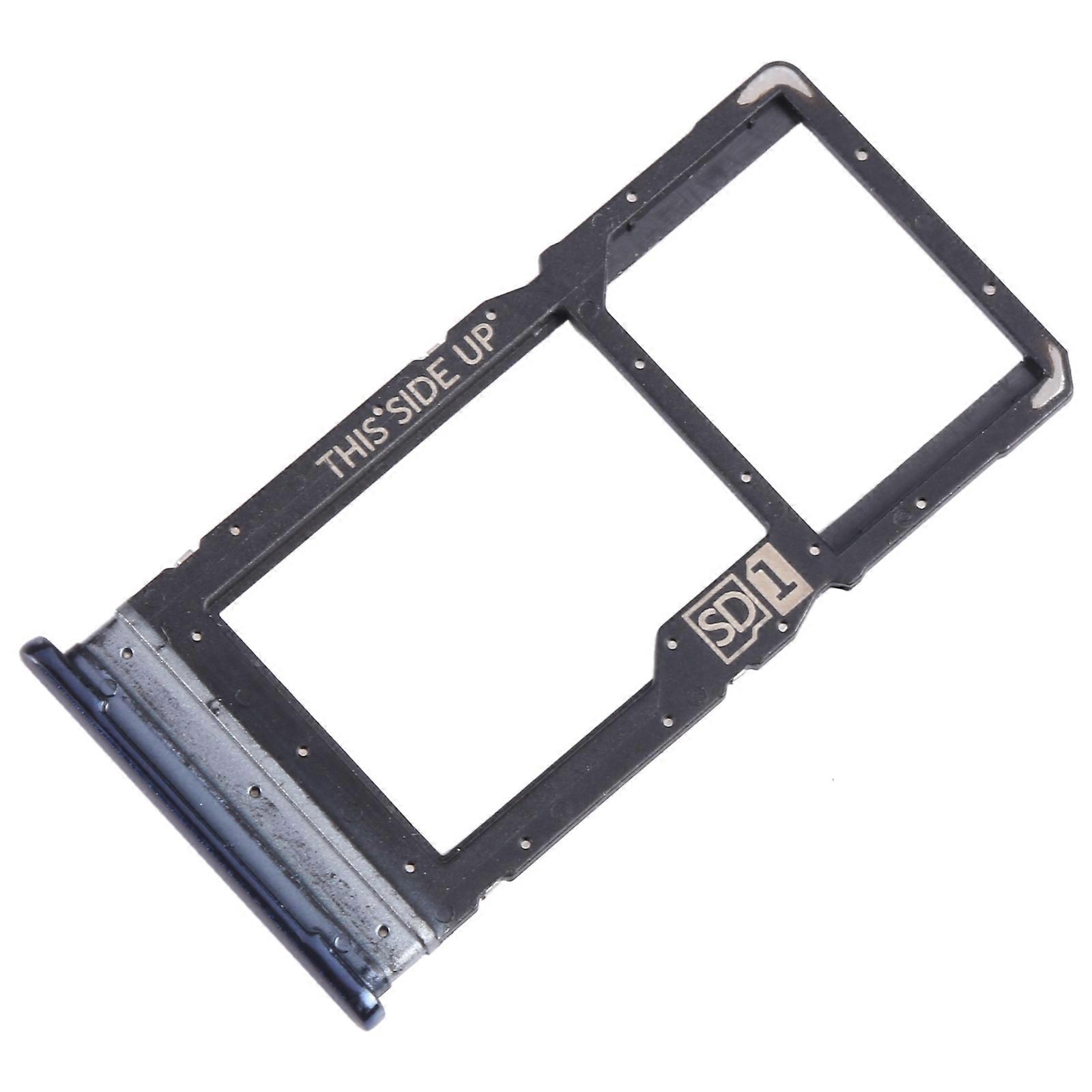 For Motorola Moto G 5G Plus SIM Card Tray + Micro SD Card Tray (Blue ...