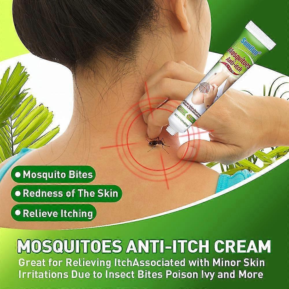 2Pcs Mosquito Anti-itching Cream Natural Herbal Mosquito Insect Bites ...