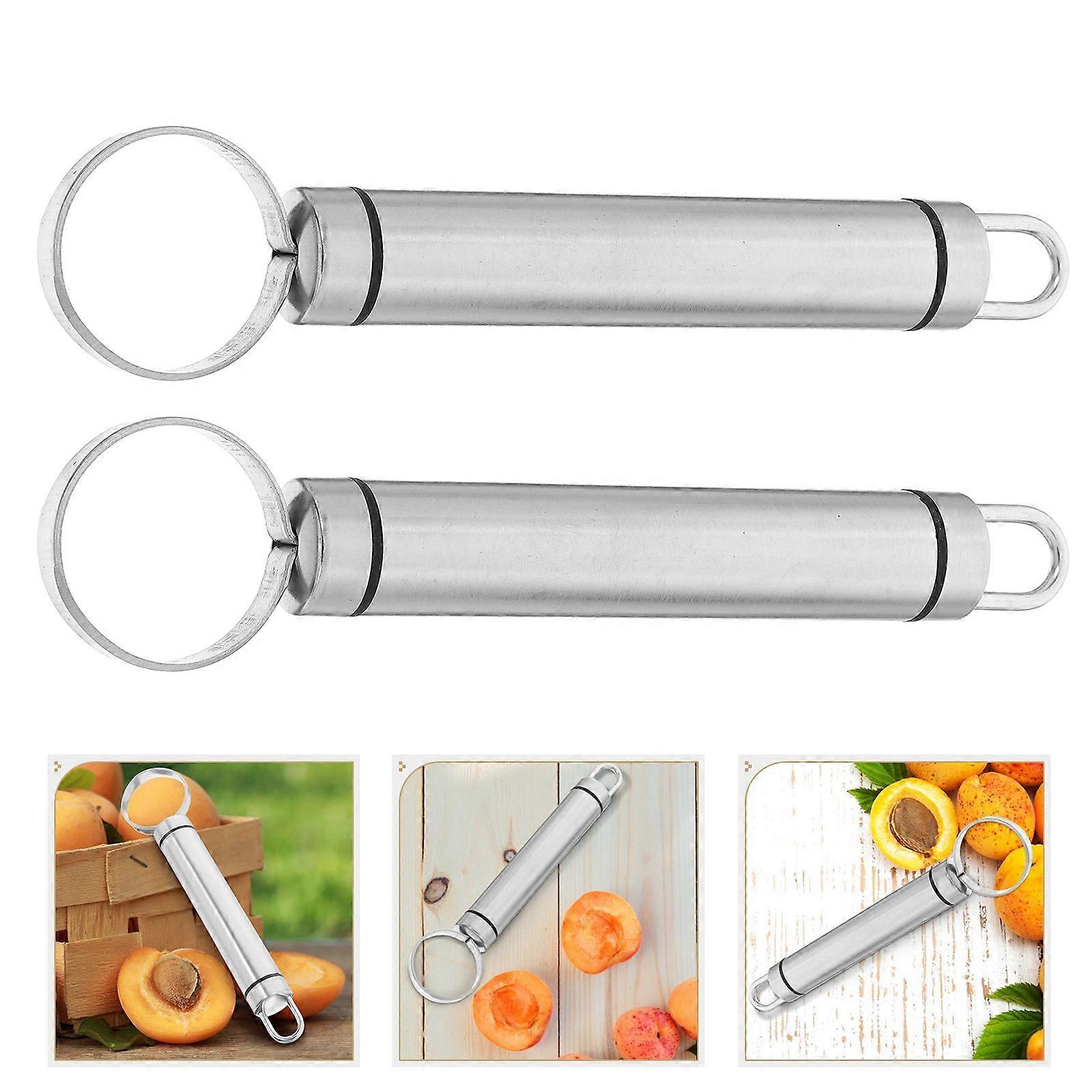 2pcs Kitchen Peach Corers Durable Fruit Corers Fruit Core Removing ...