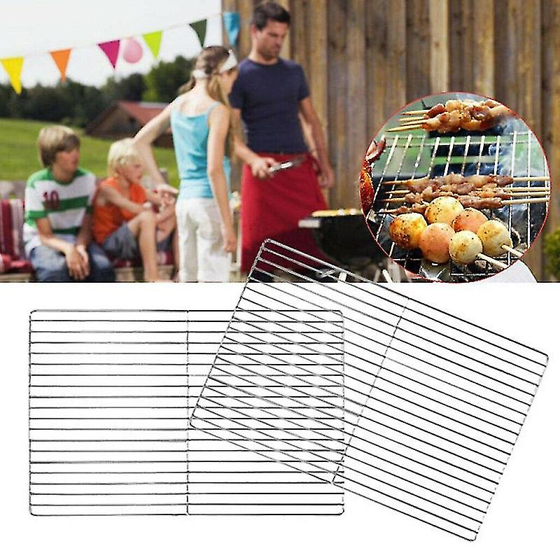 Barbecue Bbq Grill Net Stainless Steel Rack Grid Grate Replacement For ...