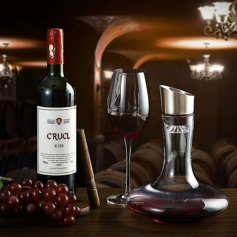 Wine Decanter With Integrated Aerator And Filter, Wine Decanter, Wine ...