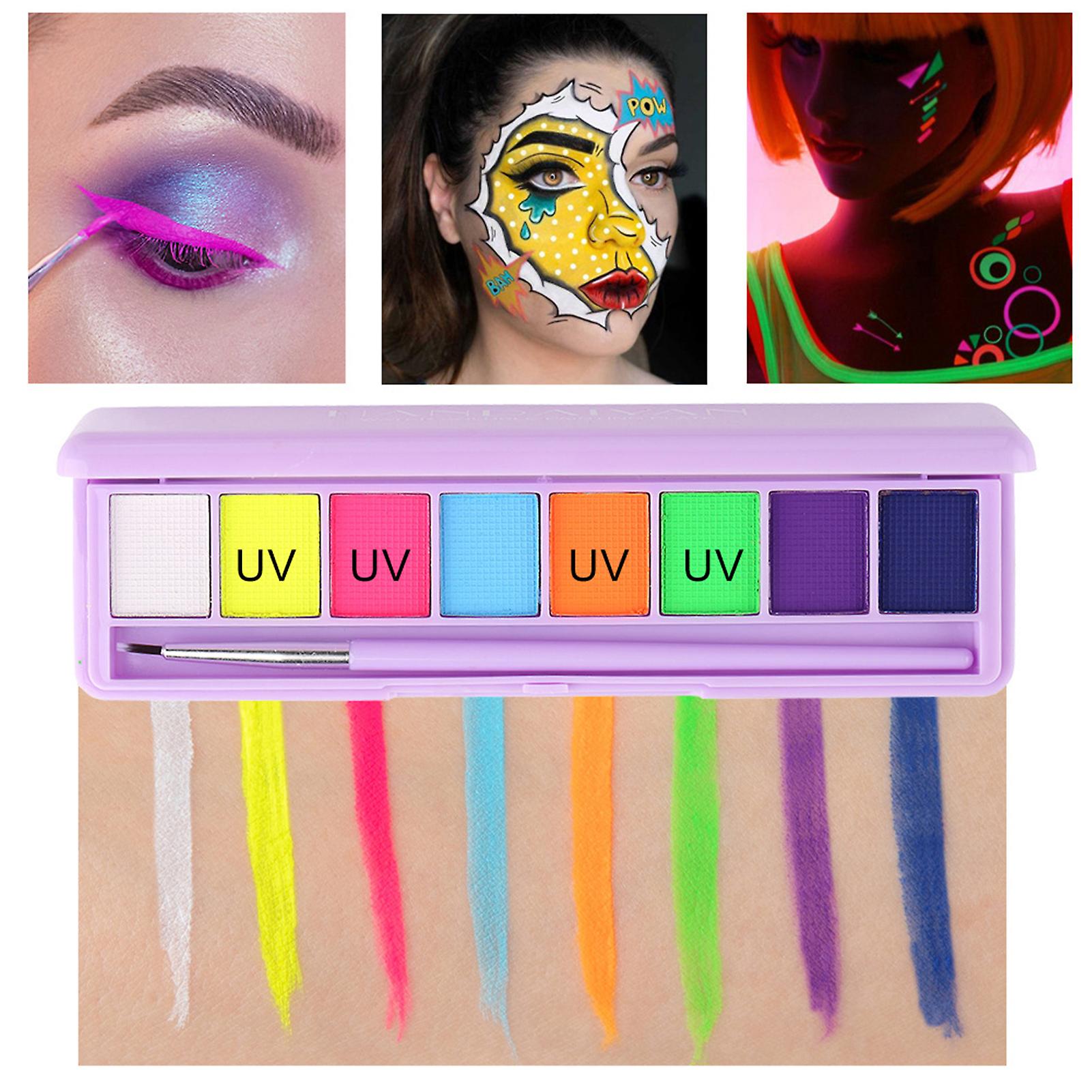 8g HANDAIYAN Fluorescent Body Painting Oil Silky Texture Halloween ...