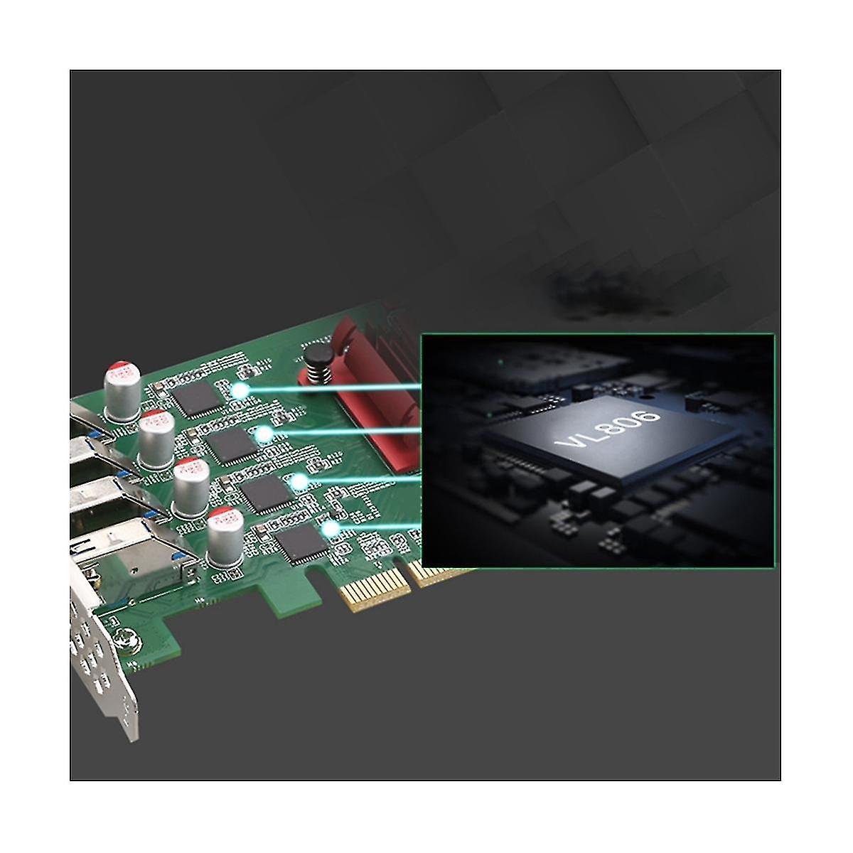 4-port Usb 3.0 Visual Capture Card 20g Standalone 4-channel Expansion ...