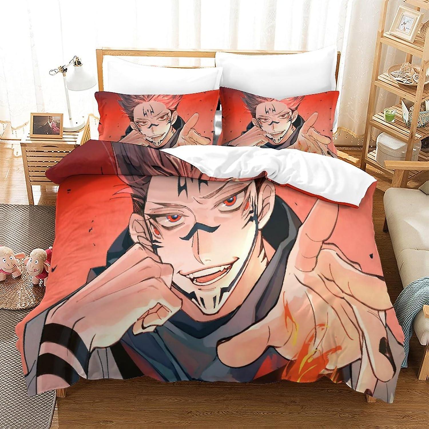 PGtaa Anime Ryomen Sukuna Duvet Cover Set for Kids Bed Cover Adults ...