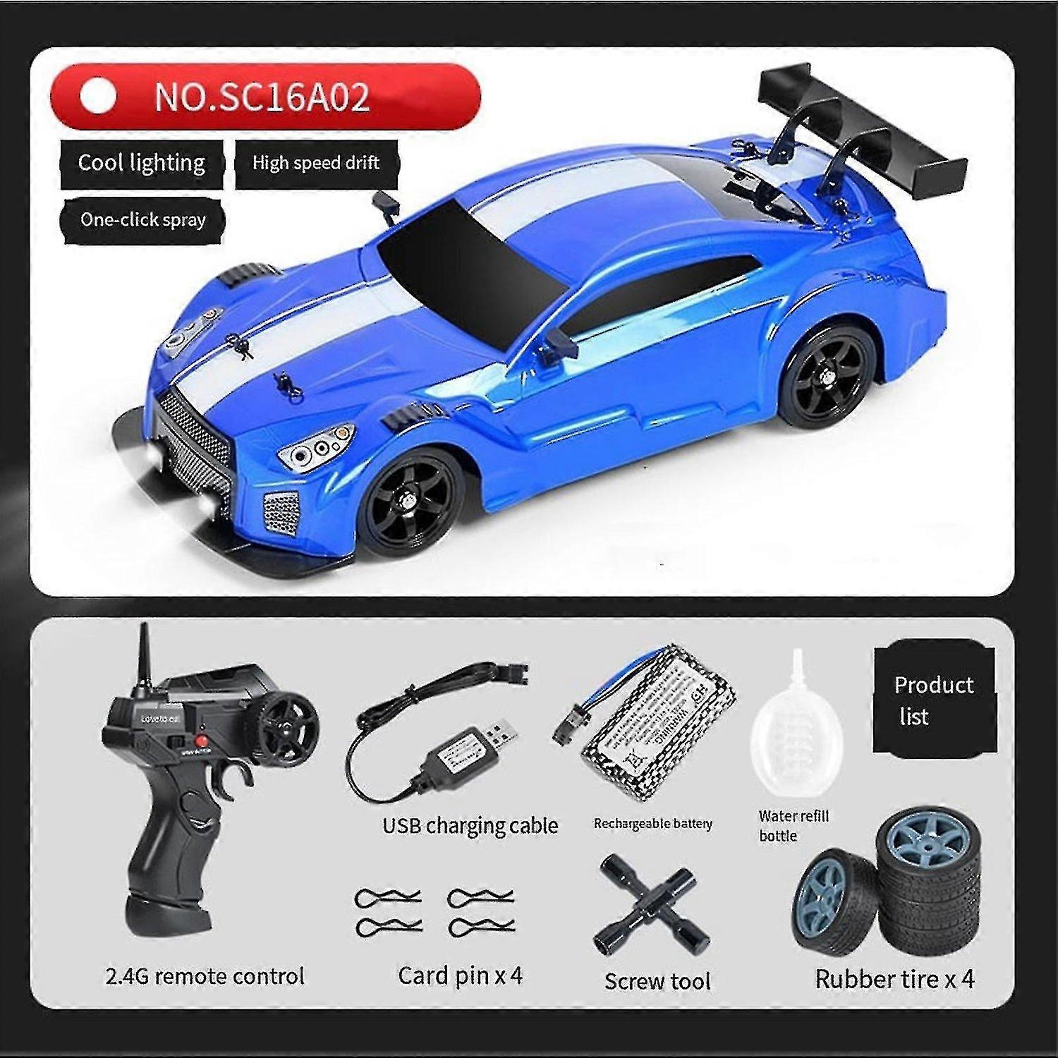 Ae86 1/16 Rc Drift Car High Speed Remote Control Drift Car For Kids And ...