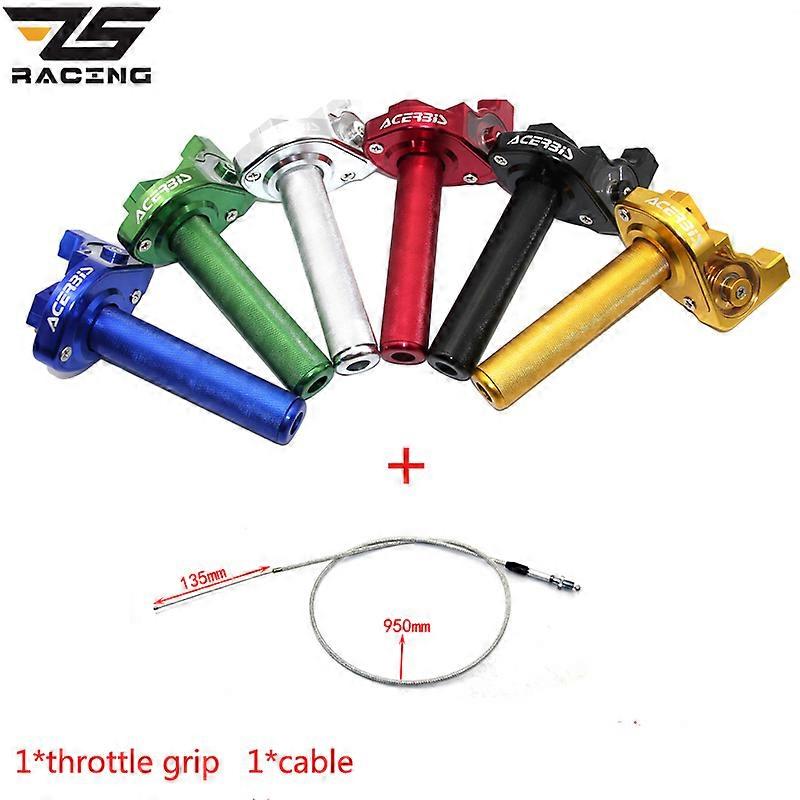 M10 CNC Aluminum Throttle Grip Twist Quick Action Gas Throttle With ...