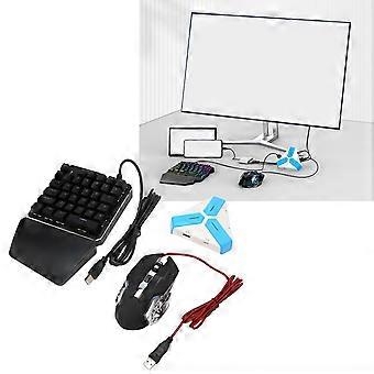 Keyboard Mouse Converter Combo Plug and Play Mobile Game Keypad Mouse ...
