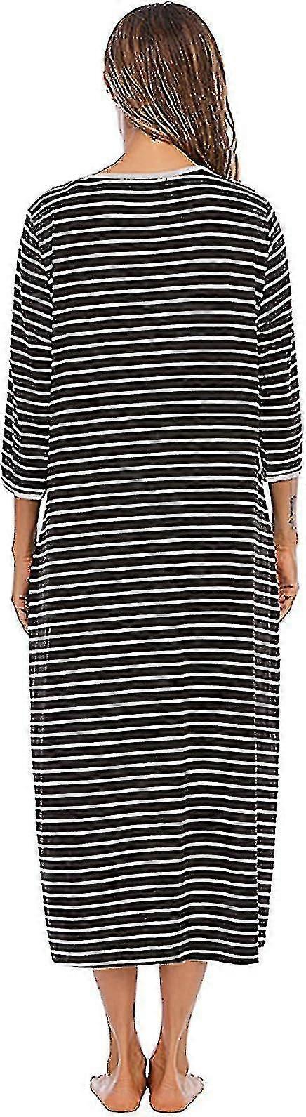 Womens Robes Dressing Gowns,women Zipper Robe Short/long Sleeve ...