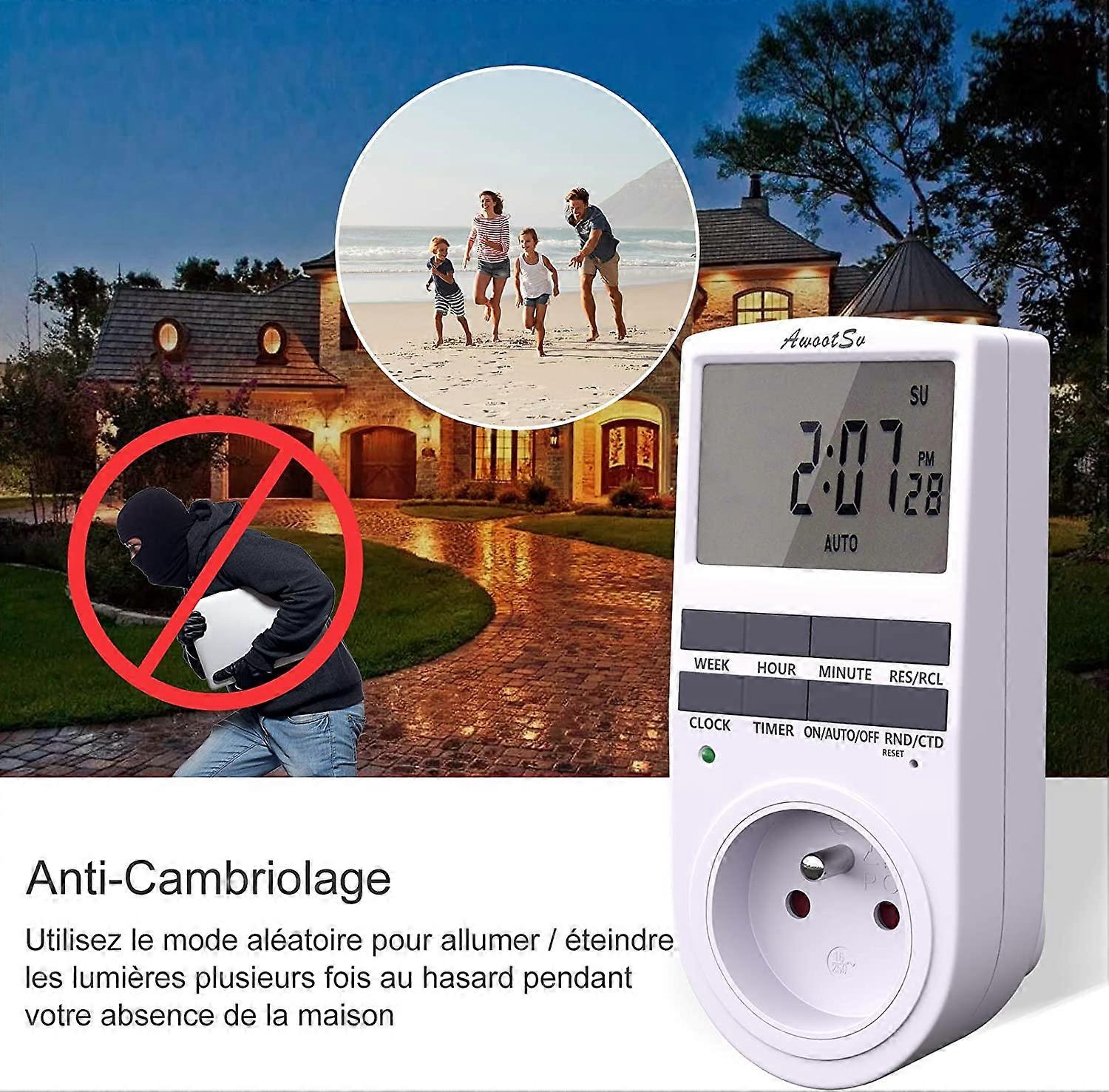 Proable Digital Socket with Countdown Timer Daily/Weekly Digital Timer ...