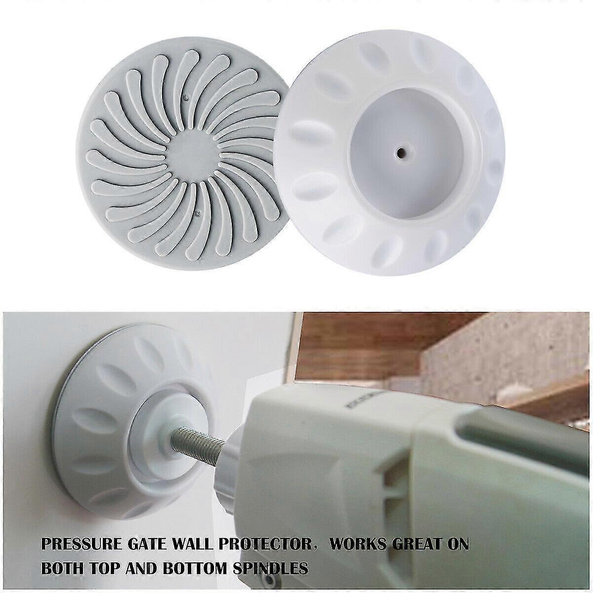 4pcs Stair Gate Wall Protector Baby Pet Door Wall Guard Pad For ...