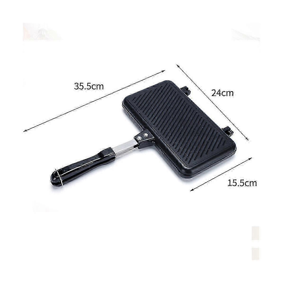 Gas Non-stick Sandwich Maker Bread Toast Breakfast Machine Pancake ...