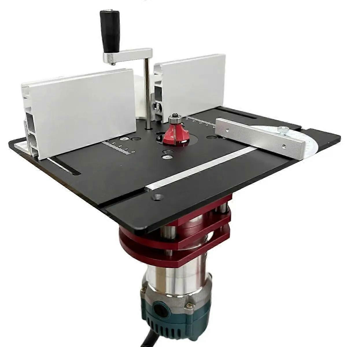 Aluminum Router Table Insert Plate Router Lift Kit for 65mm Diameter ...