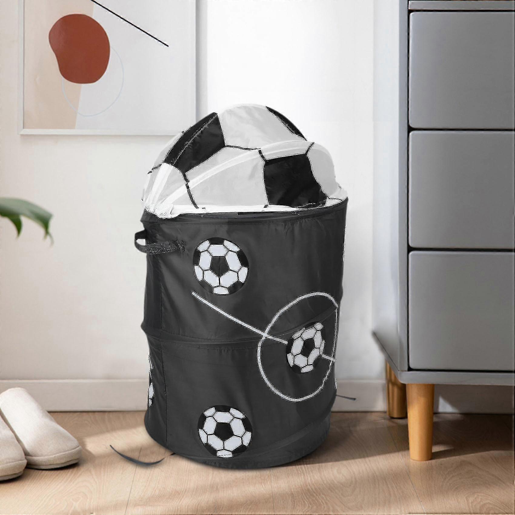 Football Modeling Collapsible Laundry Basket Storage Storage Barrel ...