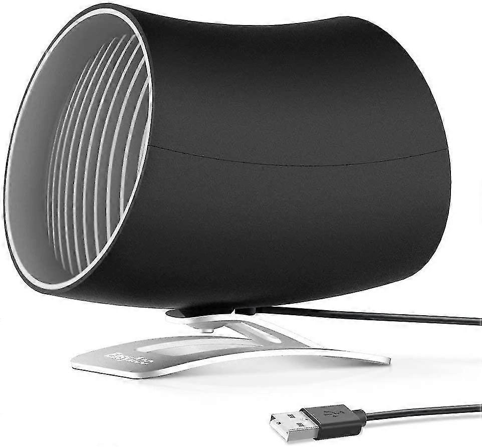 Mini Desk Fan Touch Switch Dual Turbo Blades Portable Personal Usb Fan ...