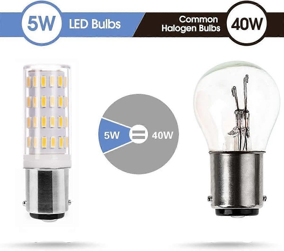 5W 12V-24V Ba15d LED Bulb, Double Contact Bayonet Bulb, 50W Equivalent ...