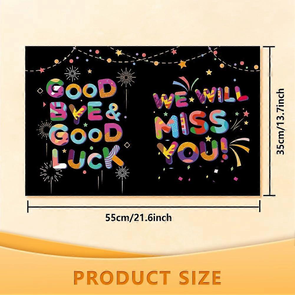 Large Farewell Greeting Card Jumbo Coworker Greeting Card Goodbye Good ...
