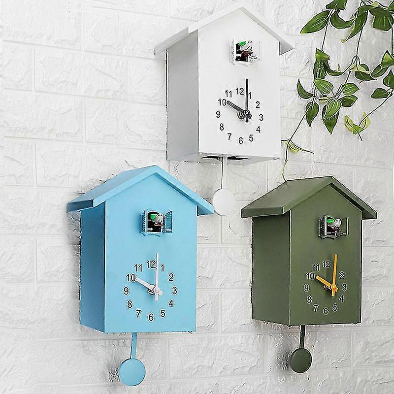 Modern Bird Quartz Wall Clock Room Horologe Clocks Timer Office Home ...