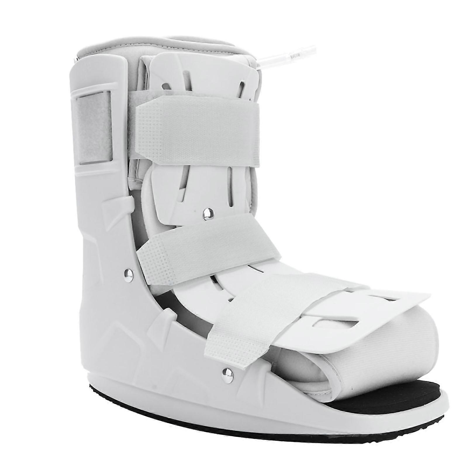 Foam Pneumatic Walking Boot Ankle Strap Support Foot Orthosis Plantar ...