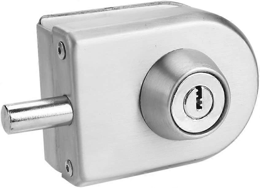 Stainless Steel Glass Door Hinge, Anti-theft Security Lock with Keys ...