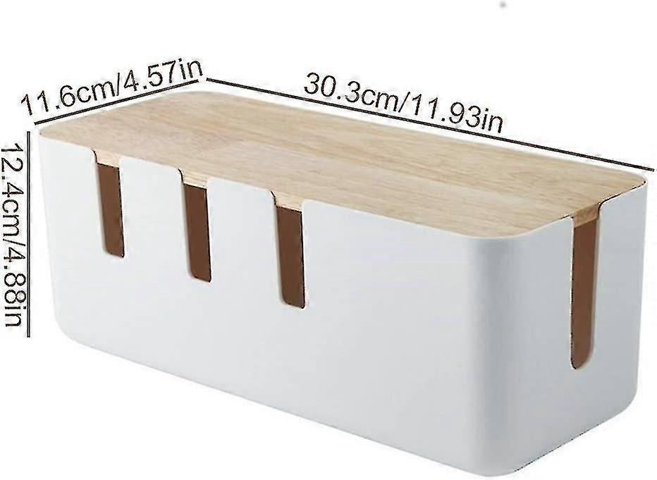 Cable Storage Box, Cable Box For Power Strips Hide Electrical Cords For ...