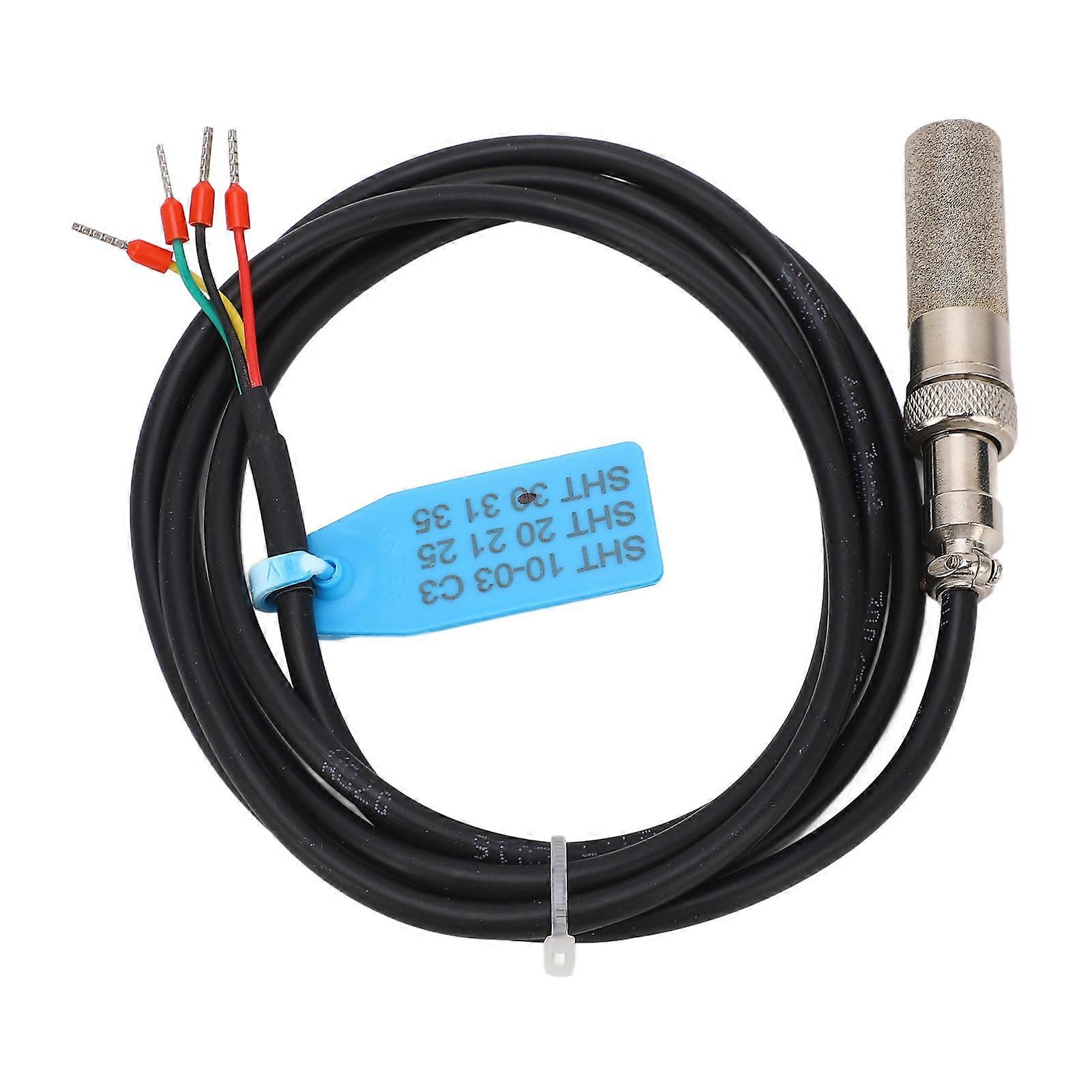Temperature Humidity Sensor Probe FS200 SHT41 I2C Output Digital Soil Temp Humidity Sensor Probe ...
