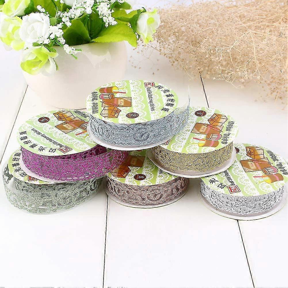 Hollow Lace Sticker Viscose Lace Tape Sticker DIY Decorative Masking ...