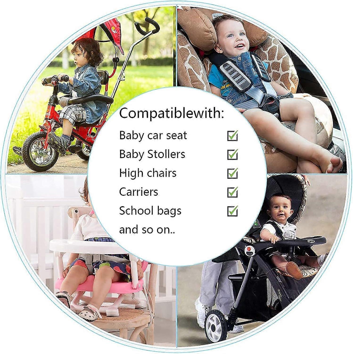 2 Pieces (Black) Child Strap Clip, Chest Harness Belt Clip, Durable ...