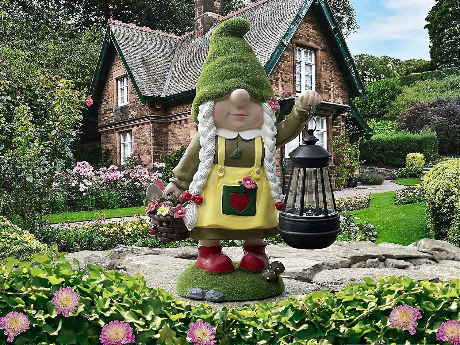 Gnomes Garden Gnomes Lady - Garden Sculptures | Fruugo UK