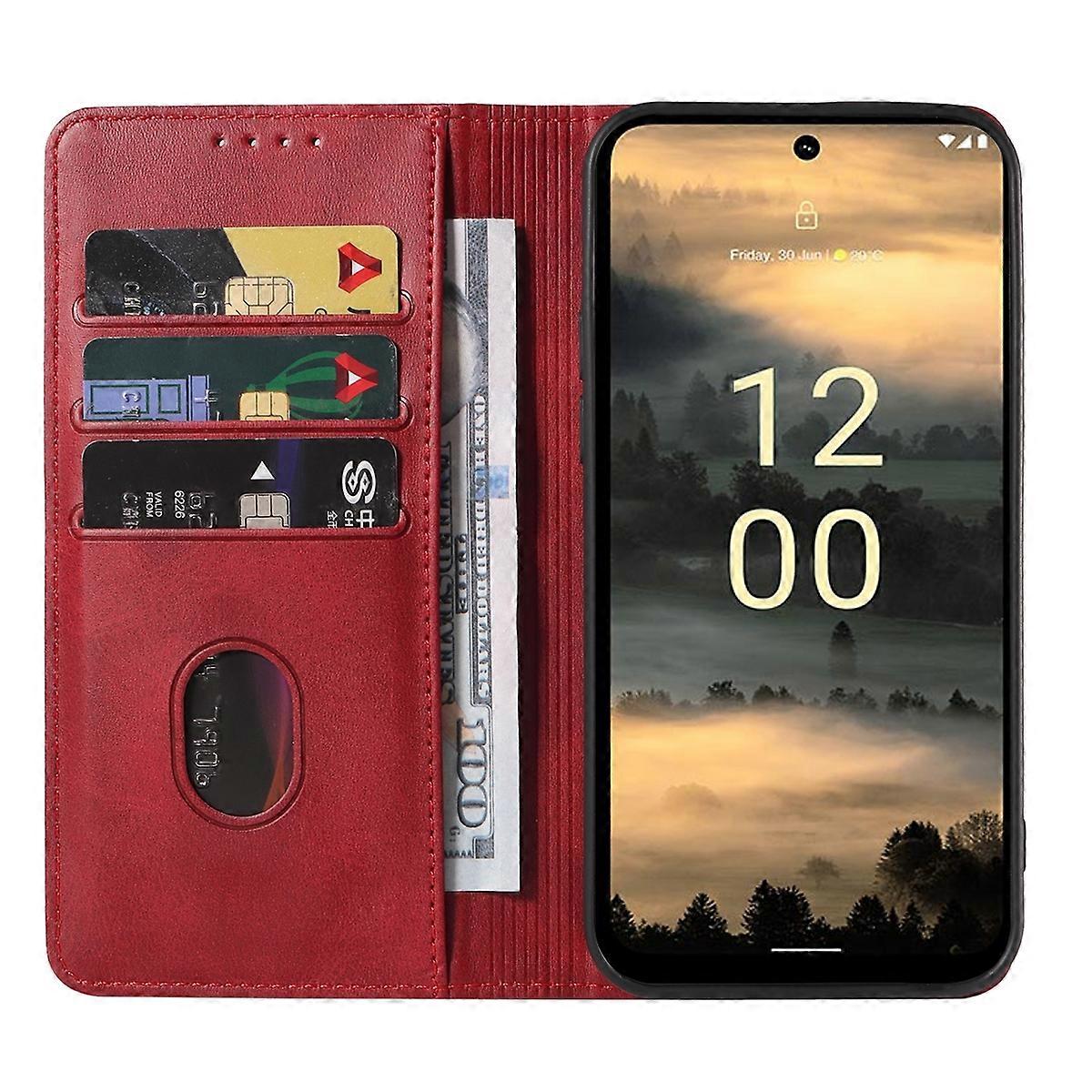 Leather Phone Case For Nokia C21 Plus | Fruugo UK