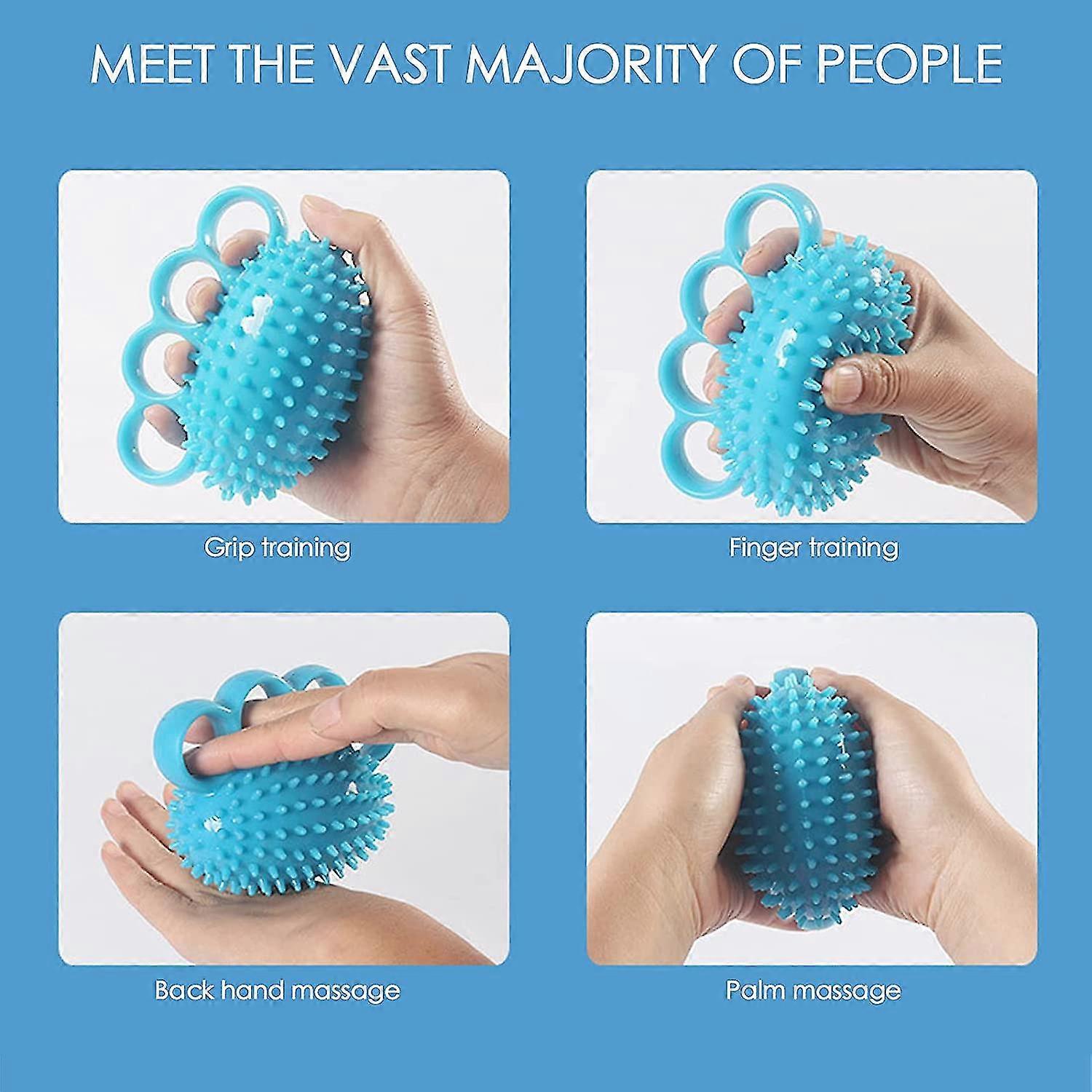 Hand Exercise Ball, Strength Trainer Finger Exerciser Stress Balls For ...