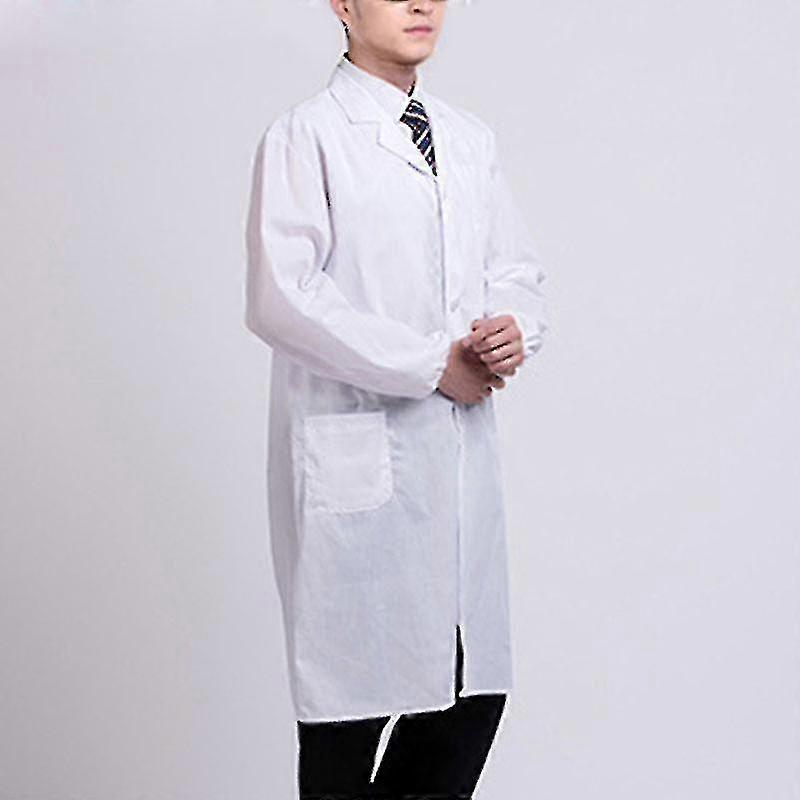 Volwassen Witte Lab Jas Ziekenhuis Dokter Laboratorium Medisch Uniform Lab Jas Unisex Fancy ...