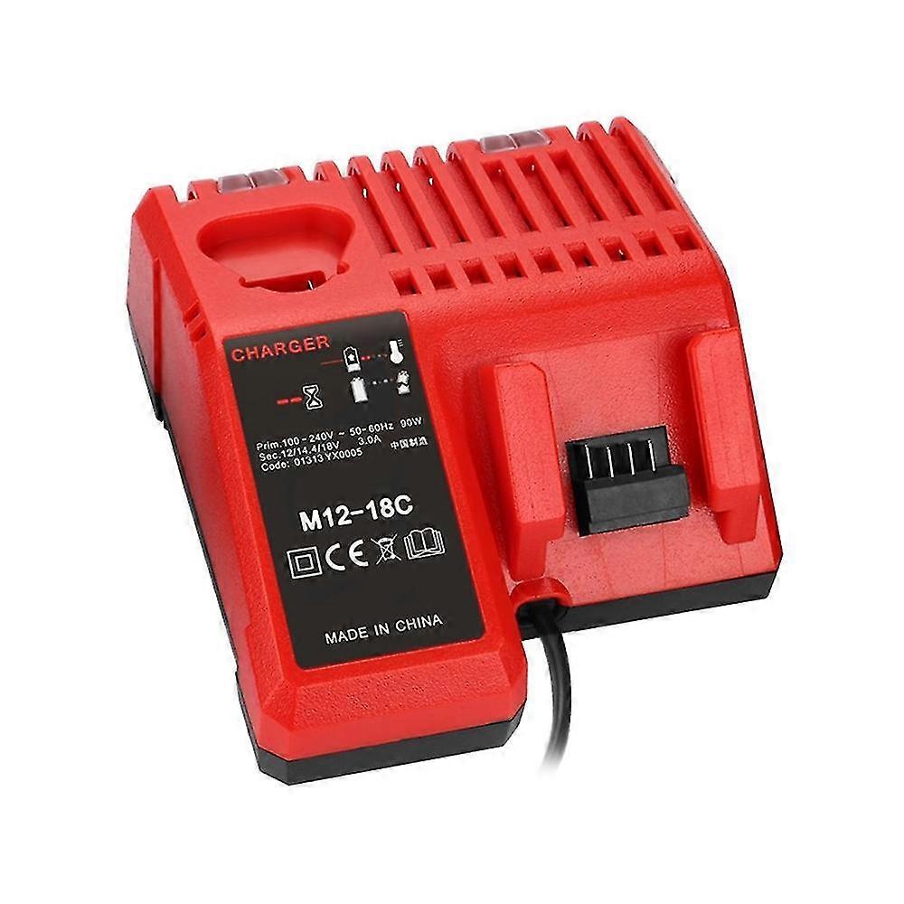 M12-18C Li-ion Battery Charger for Milwaukee 12 V 14.4V 18V C1418C 48 ...