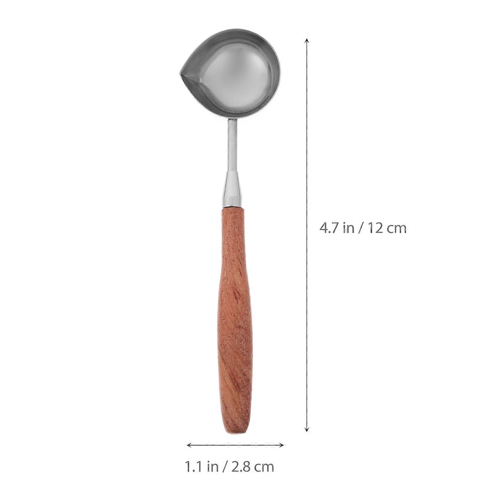 High-grade Stainless Steel Spoon Paint Spoon Sealing Wax Spoon Special ...
