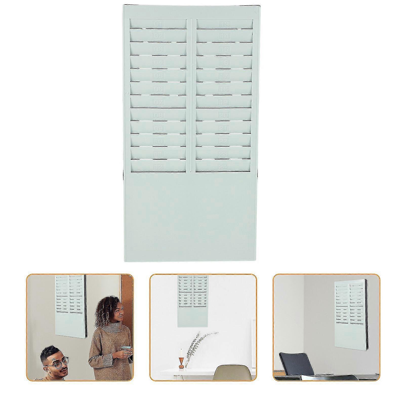 Multi-card Slot Storage Rack Attendance Card Rack Attendance Machine ...
