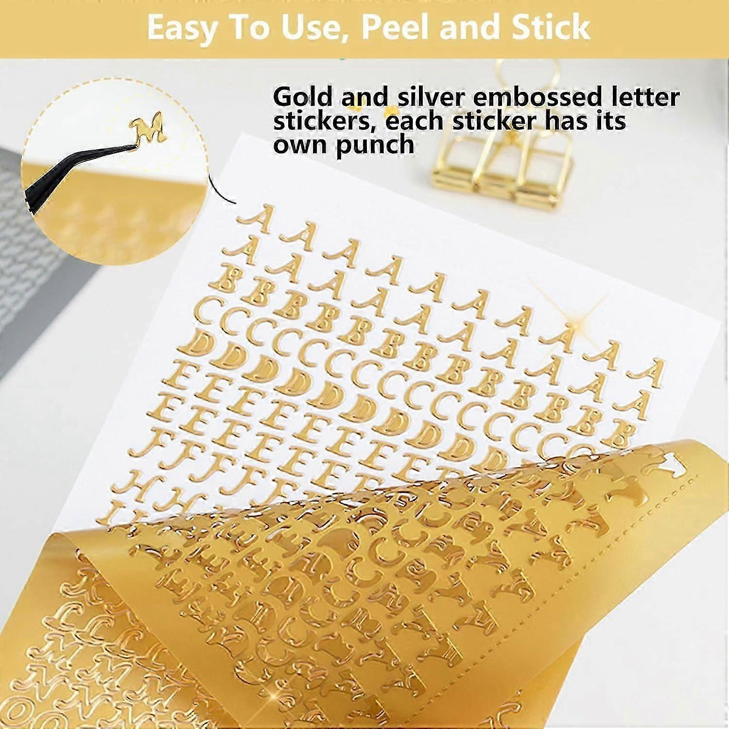 8 Sheets Wax Letters for Candles Sticker Letter Set Upper and Lower ...