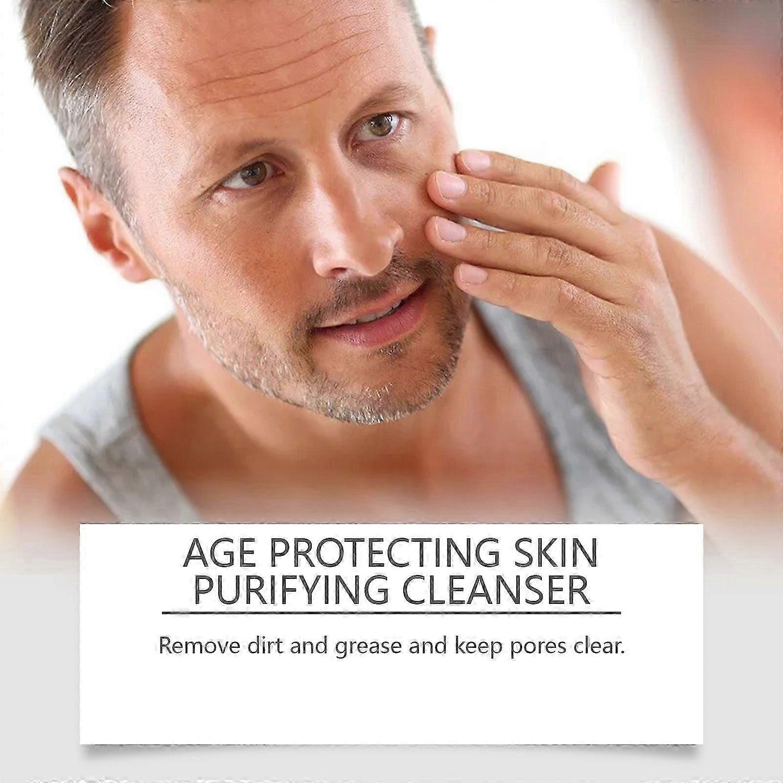 East Moon Men's Facial Cleanser Nourishing Moisturizing Amino Acid Mild ...