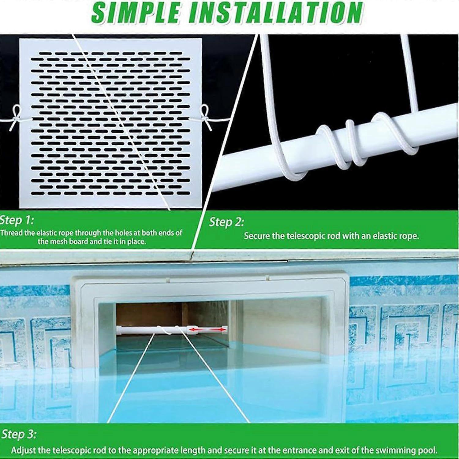 Skimmer Guard for Ground Pool, Swimming Pools Skimmers Net Blocker ...