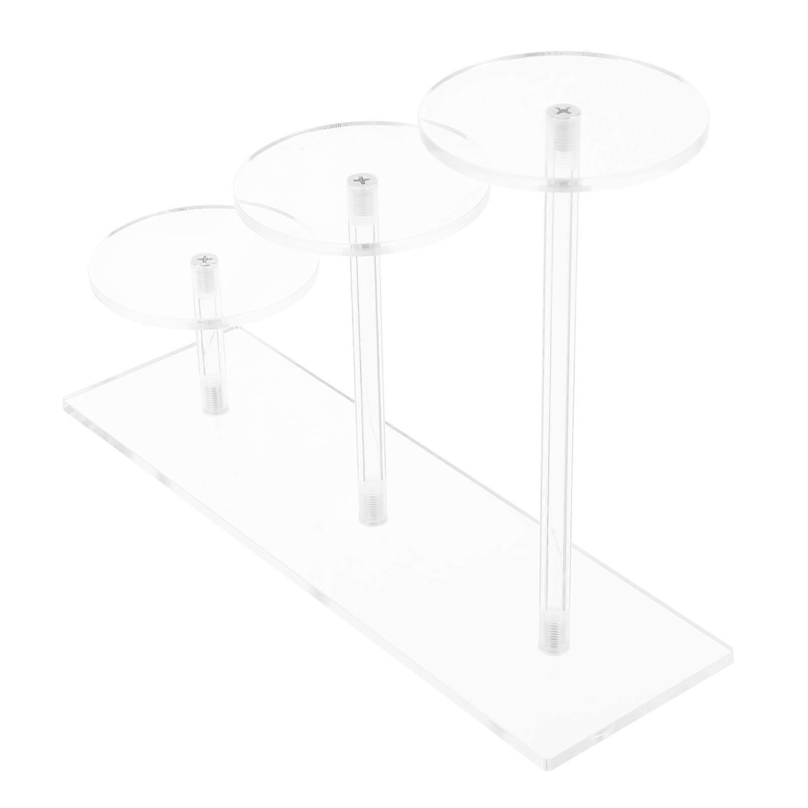 Acrylic Jewelry Display Multi-Layer Round Stand Figure And Cupcake ...