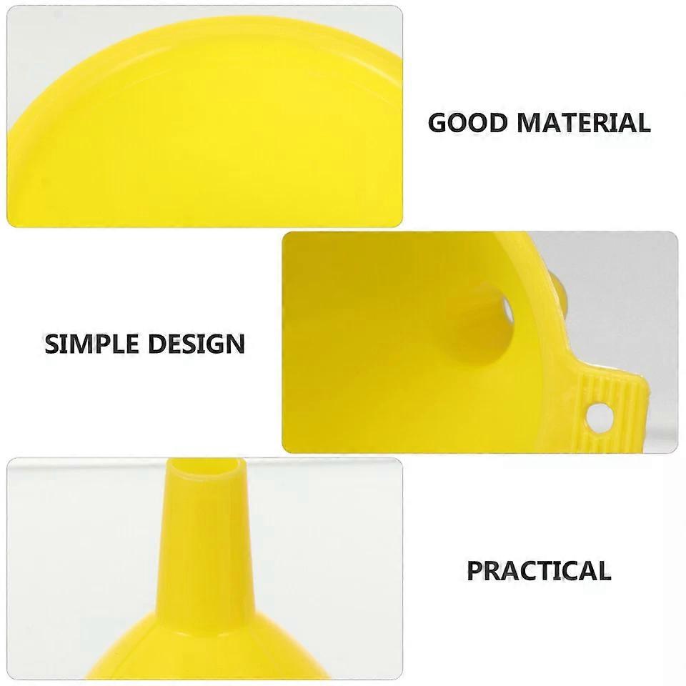 Mini Funnel, 20PCS 6.5CM Yellow for Lab Science Filling Bottles | Fruugo UK